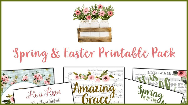 Spring & Easter Printable Pack – Finding Joy Bookstore